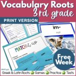 FREE Vocabulary Lessons for Upper Elementary - Chalk & Apples
