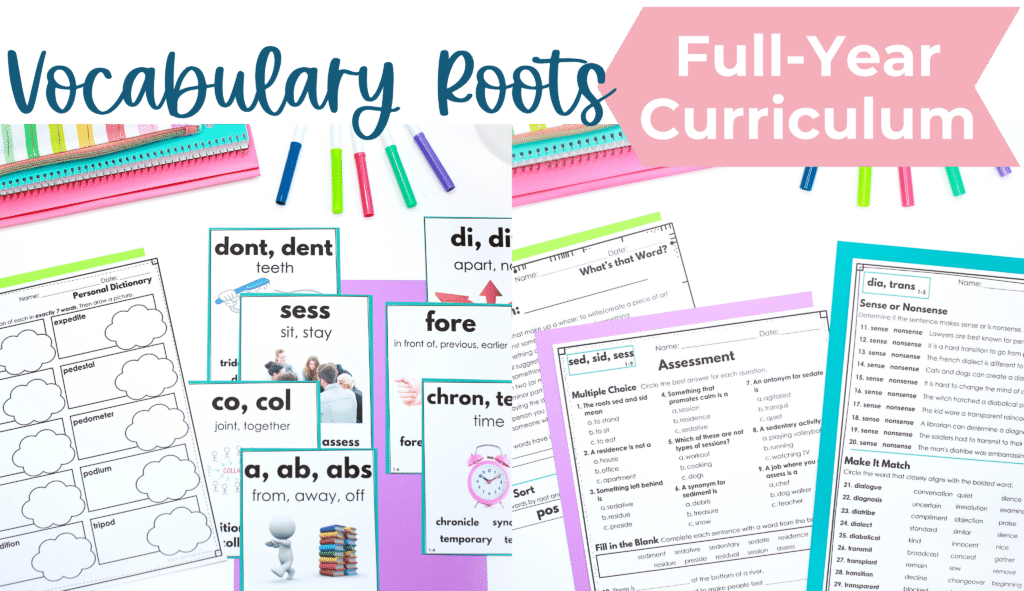 6th Grade Vocabulary Bundle Offer - Chalk & Apples