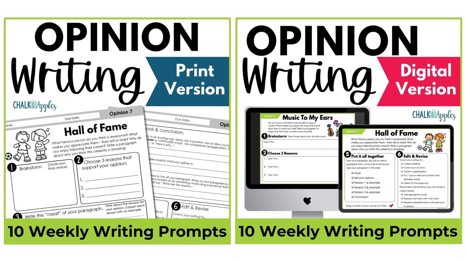 Paragraph Writing Mega Bundle - Reg - Chalk & Apples