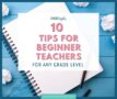 10 Simple Tips for Beginner Teachers - Chalk & Apples