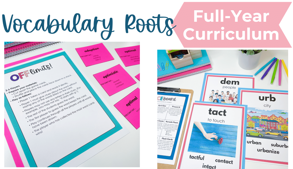 4th Grade Vocabulary Bundle Offer Clone - Chalk & Apples