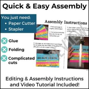 Emergency Procedures Flip Book (Editable Flipbook) - Chalk & Apples