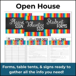 Editable Back to School Presentation Bundle {Open House & Procedures ...