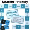 Division Fact Dominoes Game - Chalk & Apples