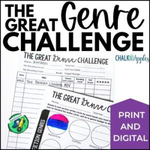 The Great Genre Challenge Kit - Print & Digital Included - Chalk & Apples