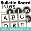 Bulletin Board Letters - Rustic Farmhouse Chic - Chalk & Apples