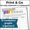 Word Work for Big Kids: PRINTABLES for Vocabulary - Chalk & Apples