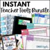 Instant Editable Teacher Timesavers Bundle - Chalk & Apples