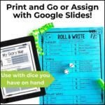 Earth Day Writing Activity - Roll & Write Center - Distance Learning ...