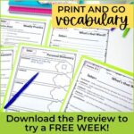 4th Grade Vocabulary Greek & Latin Roots - Unit 2 - Print Version ...