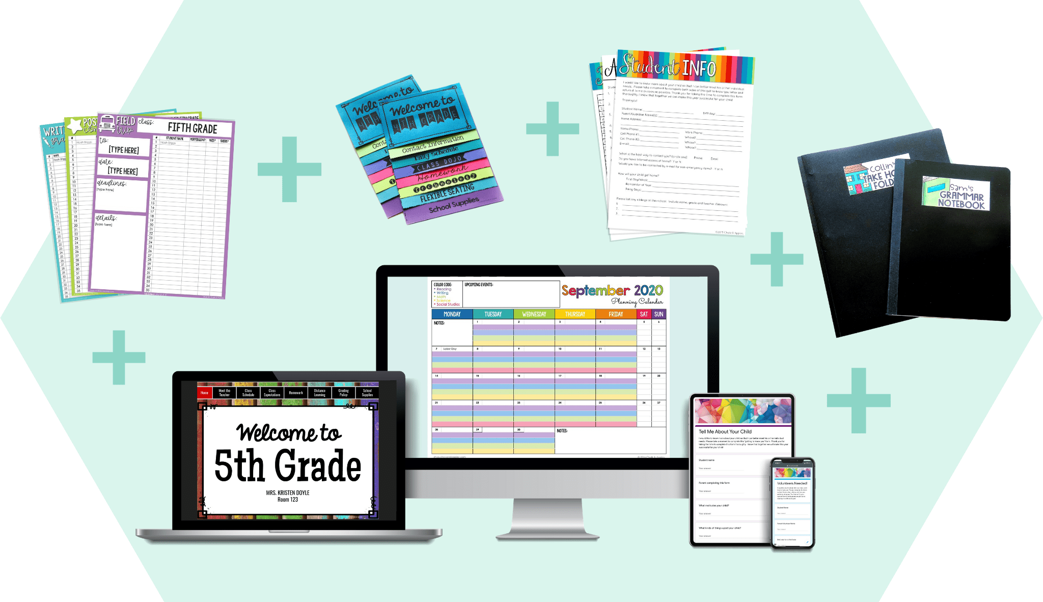 Ultimate Back to School Prep Pack - Chalk & Apples
